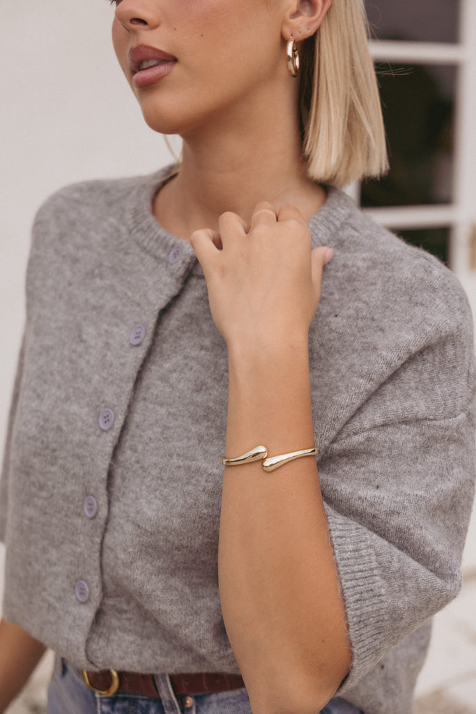 Jordan Cuff - Gold - Petal & Pup