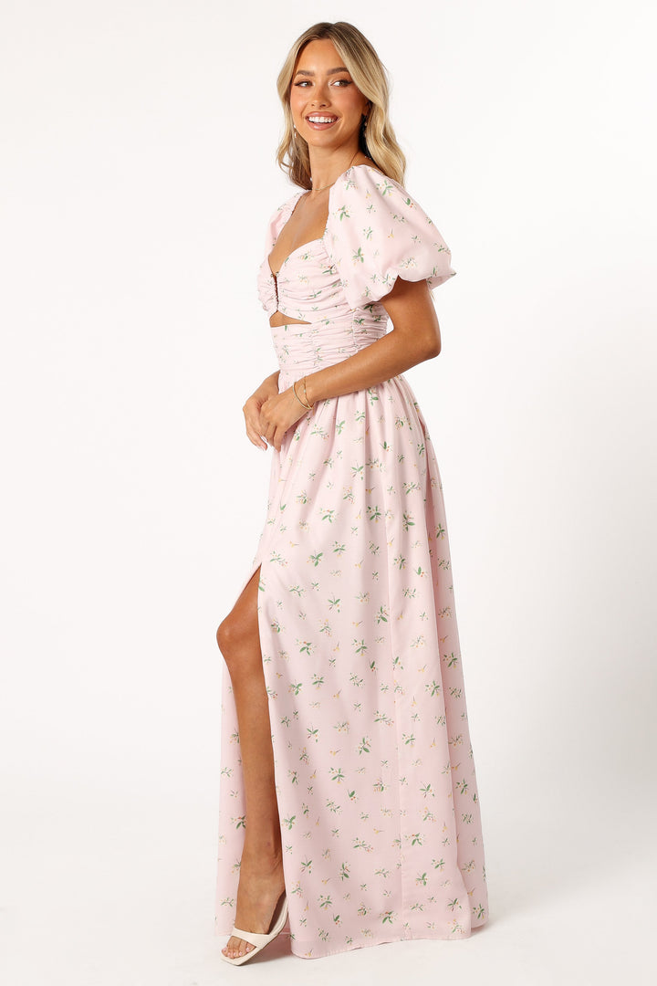 Chloe Puff Sleeve Dress - Chloe Print - Petal & Pup