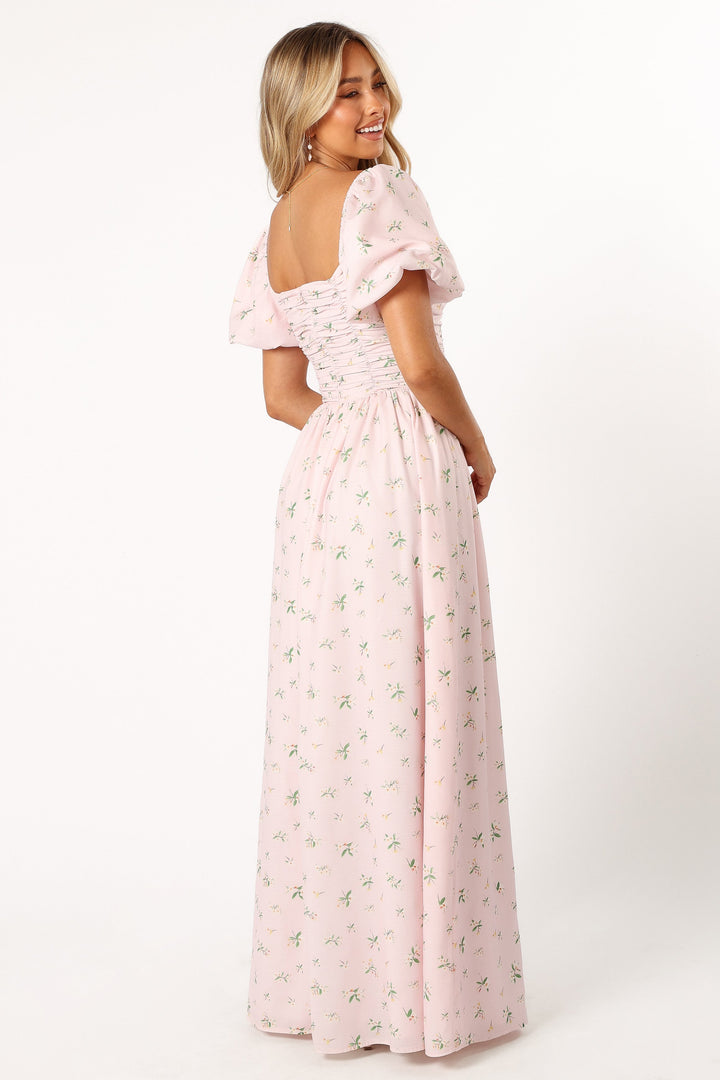 Chloe Puff Sleeve Dress - Chloe Print - Petal & Pup