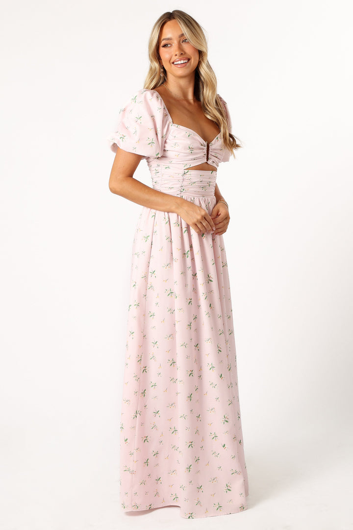 Chloe Puff Sleeve Dress - Chloe Print - Petal & Pup