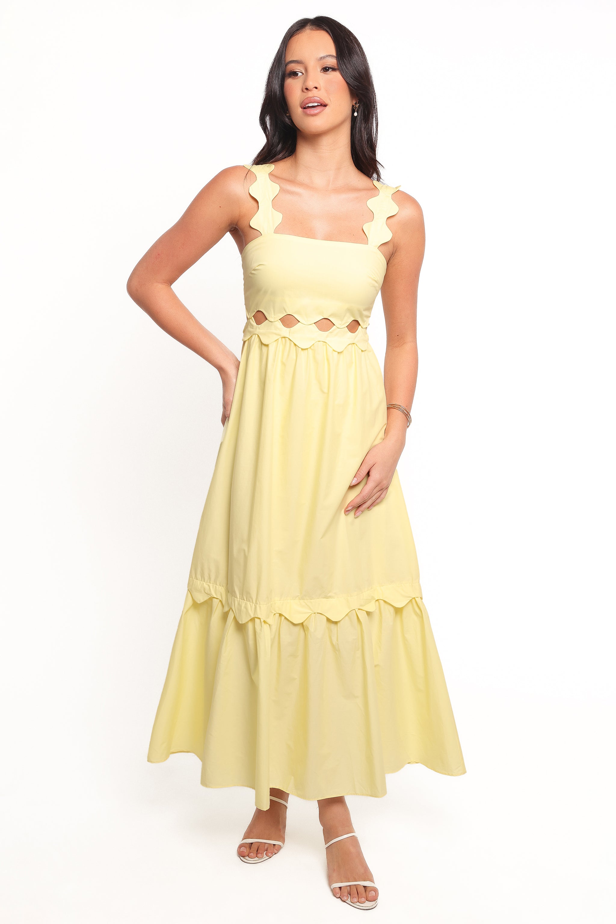 Dixie Maxi Dress - Yellow | Petal & Pup
