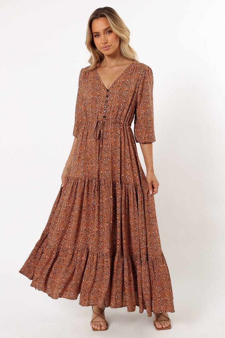 Kelda Dress - Leopard Print - Petal & Pup