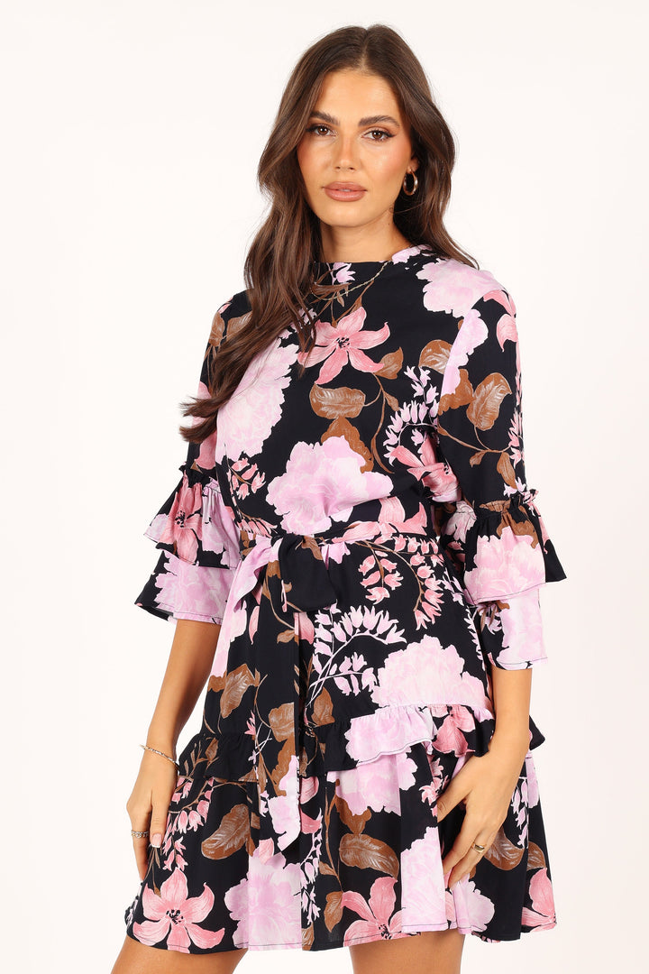 Peta Dress - Navy - Petal & Pup