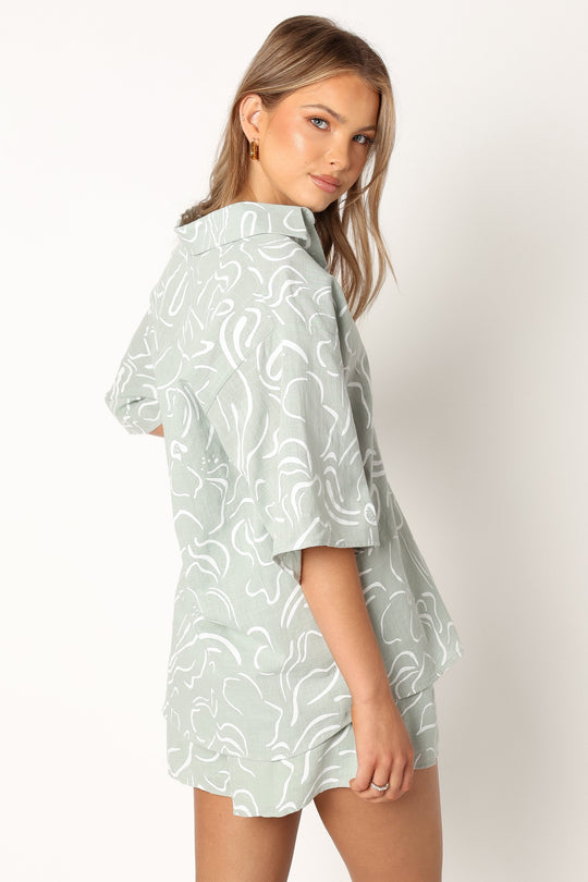 Fiorelli Short Set - Sage - Petal & Pup