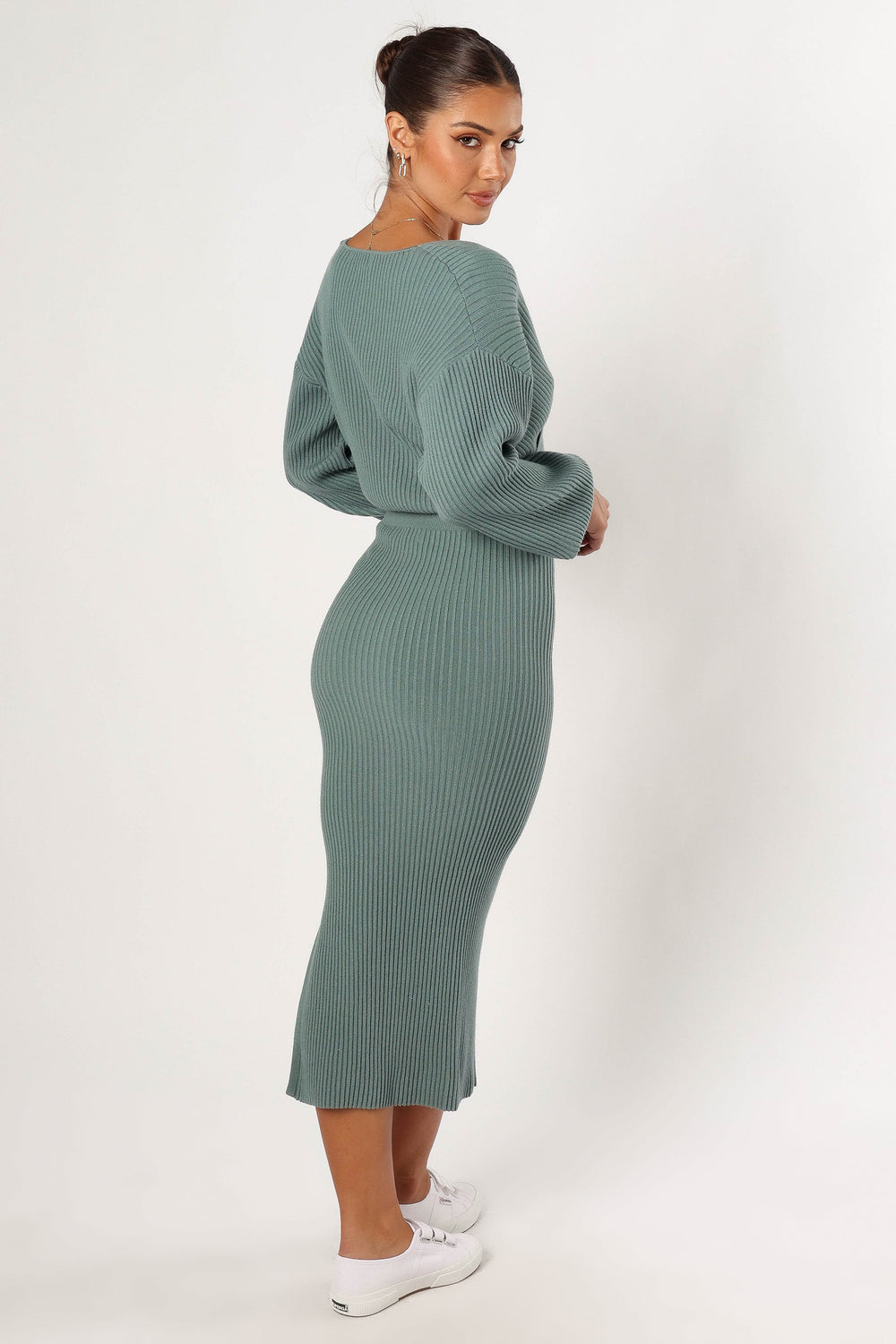 Rachel Knitted Set - Green - Petal & Pup