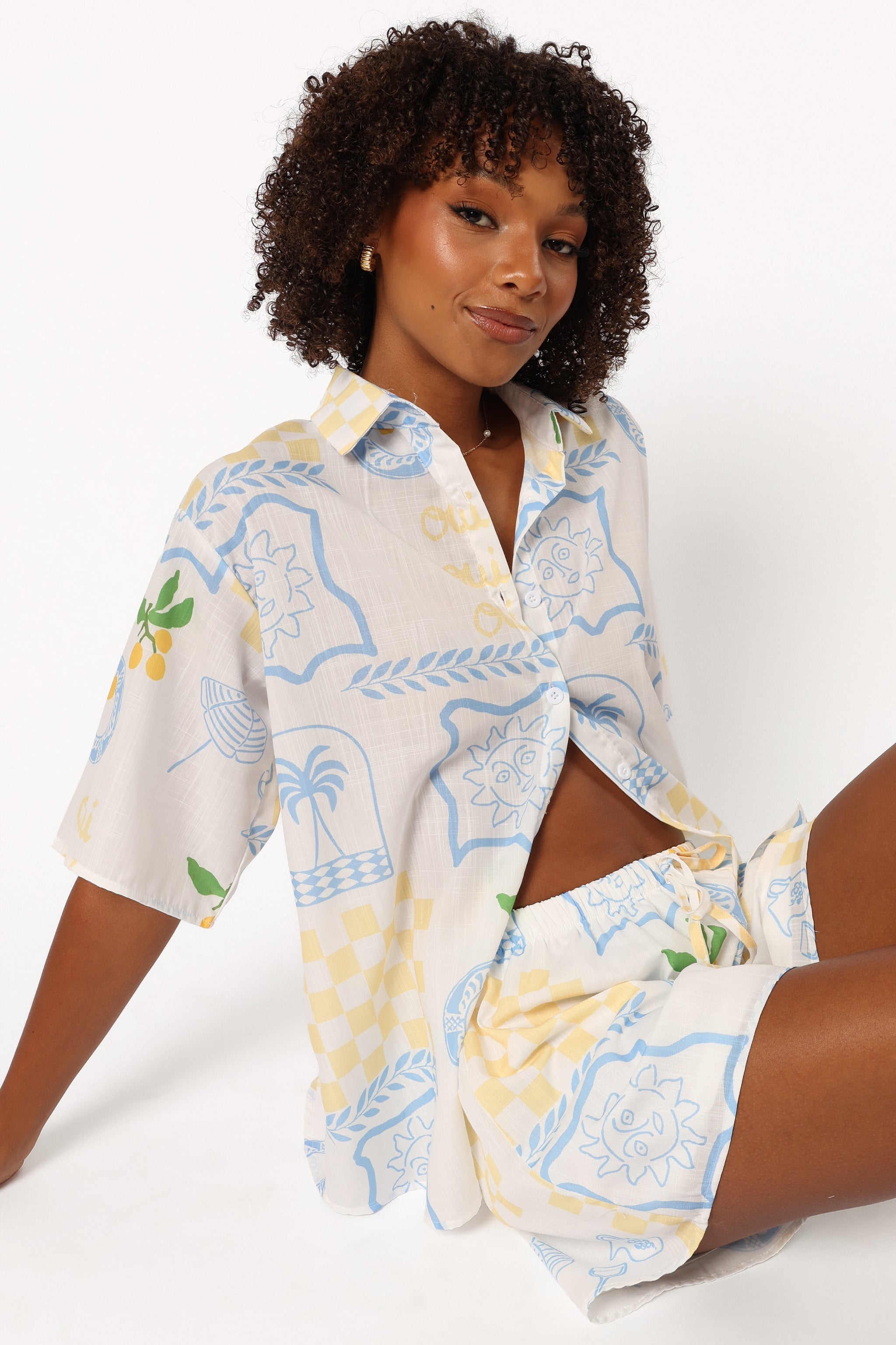 Sole Short Set - Lemon Print | Petal & Pup
