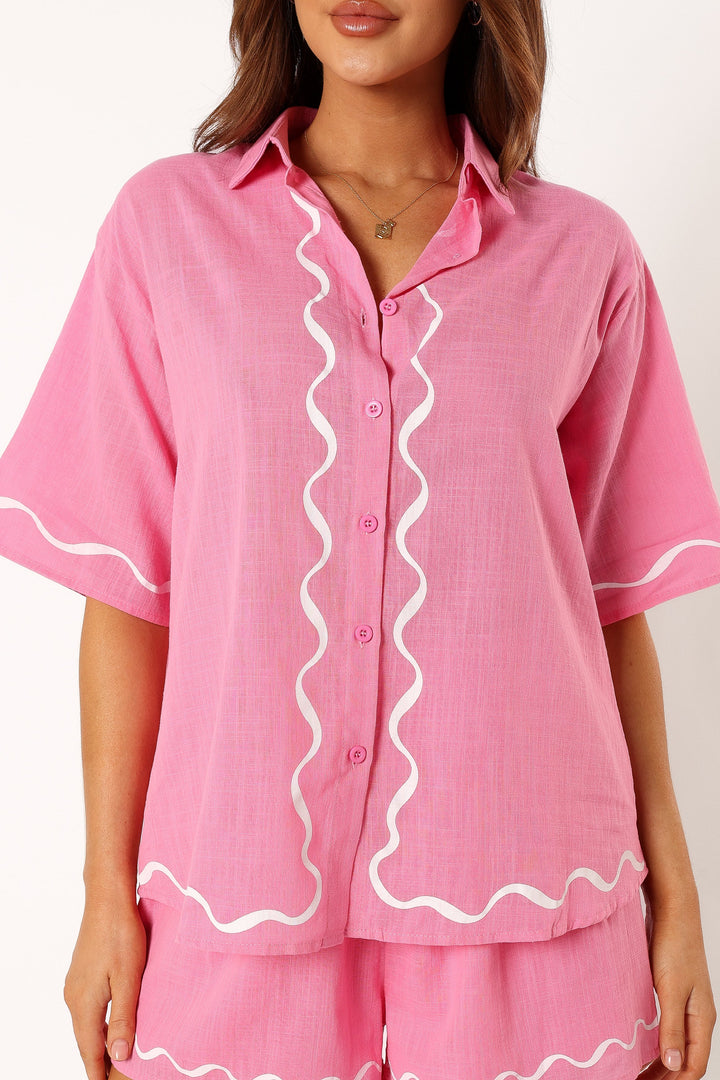 Sunshine Short Set - Pink - Petal & Pup