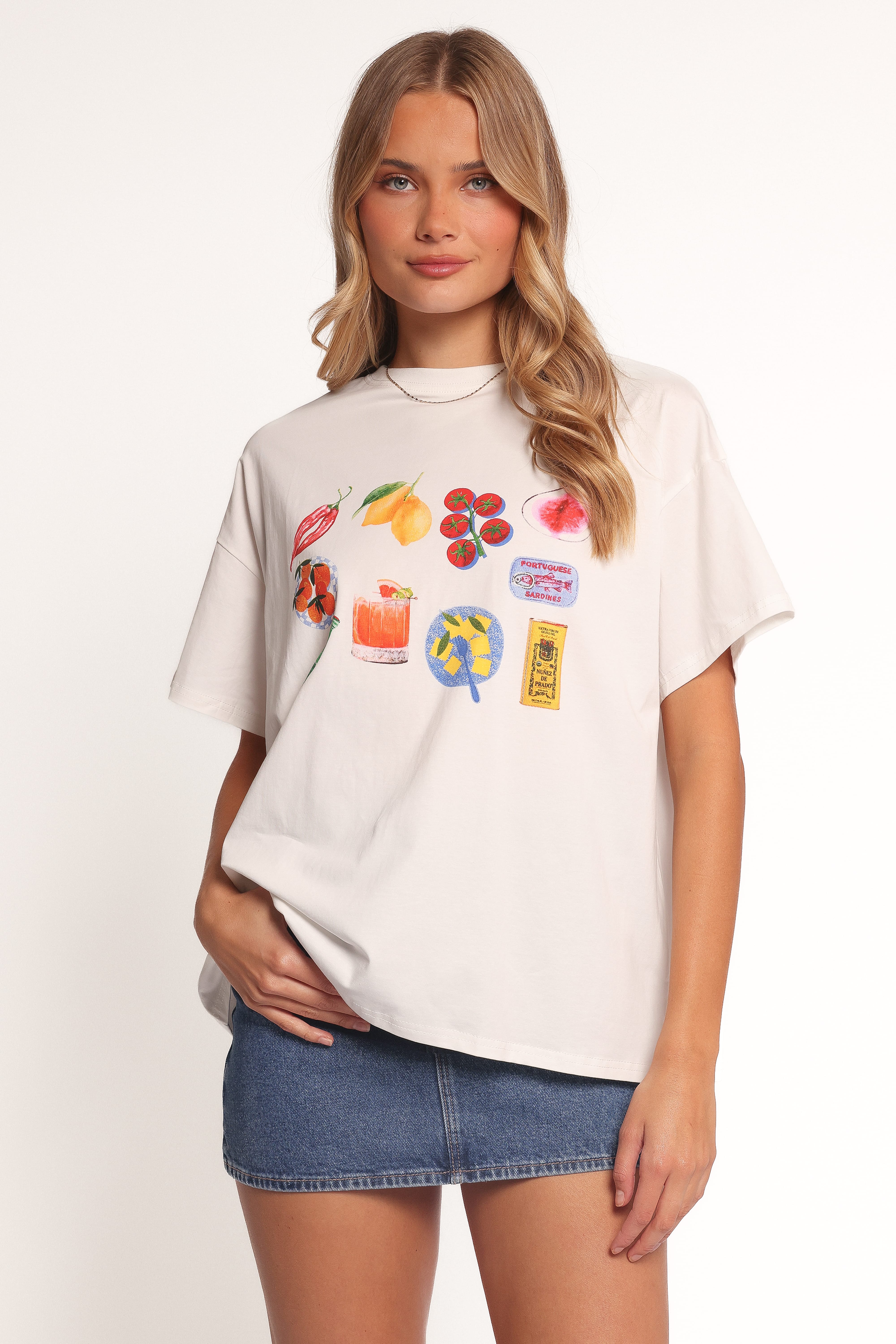Alda Tee - White | Petal & Pup