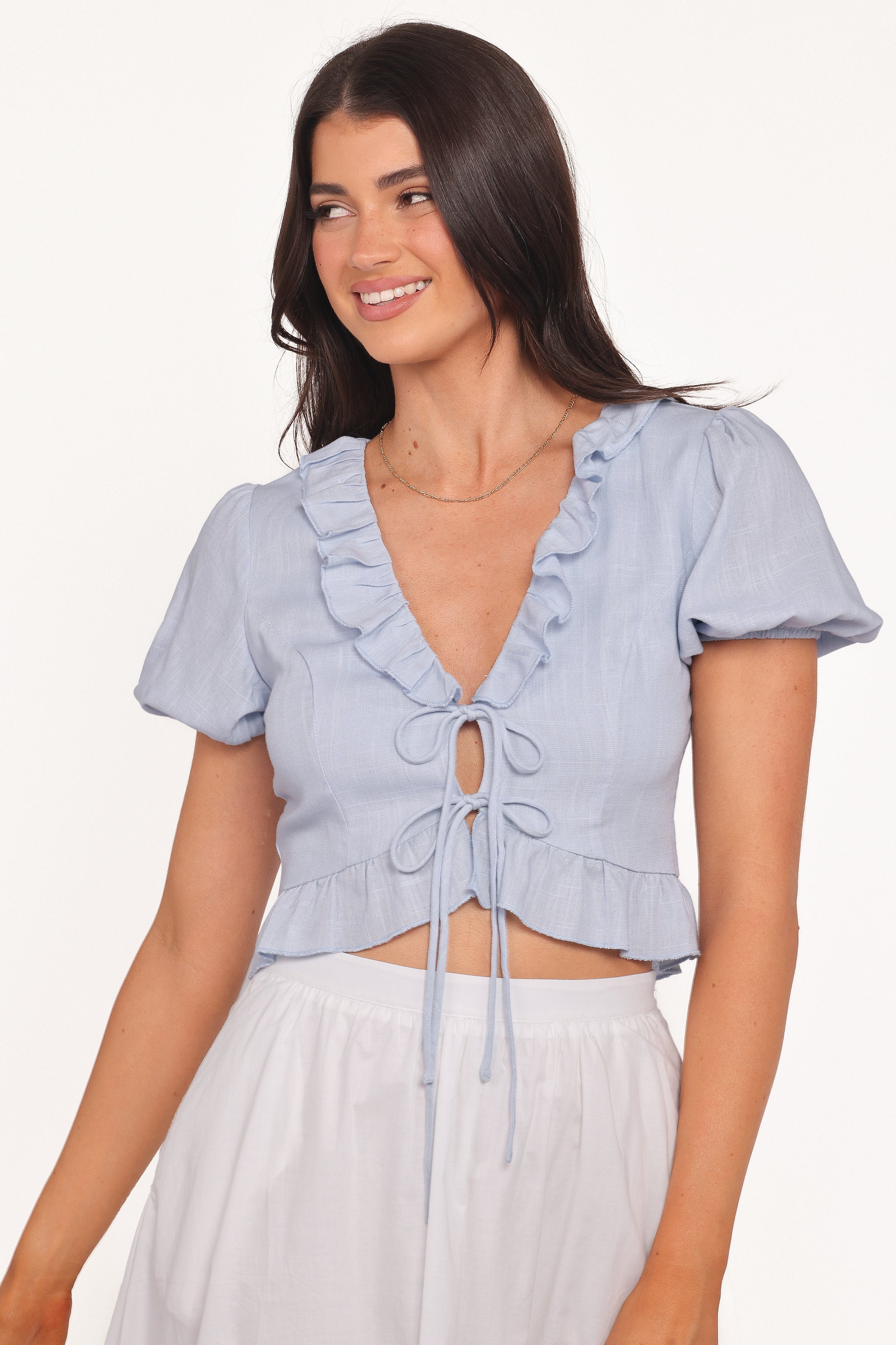 Andra Top - Light Blue | Petal & Pup