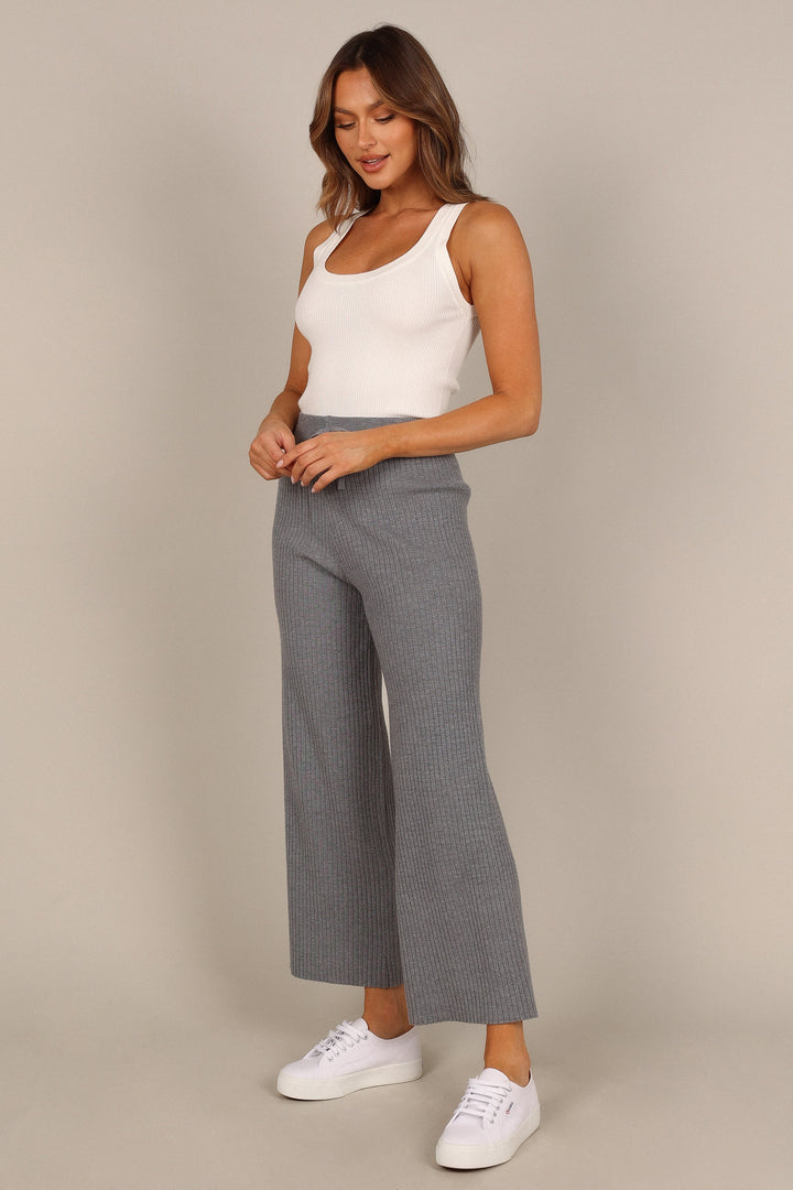 Pyrus Knit Pant - Dark Grey - Petal & Pup