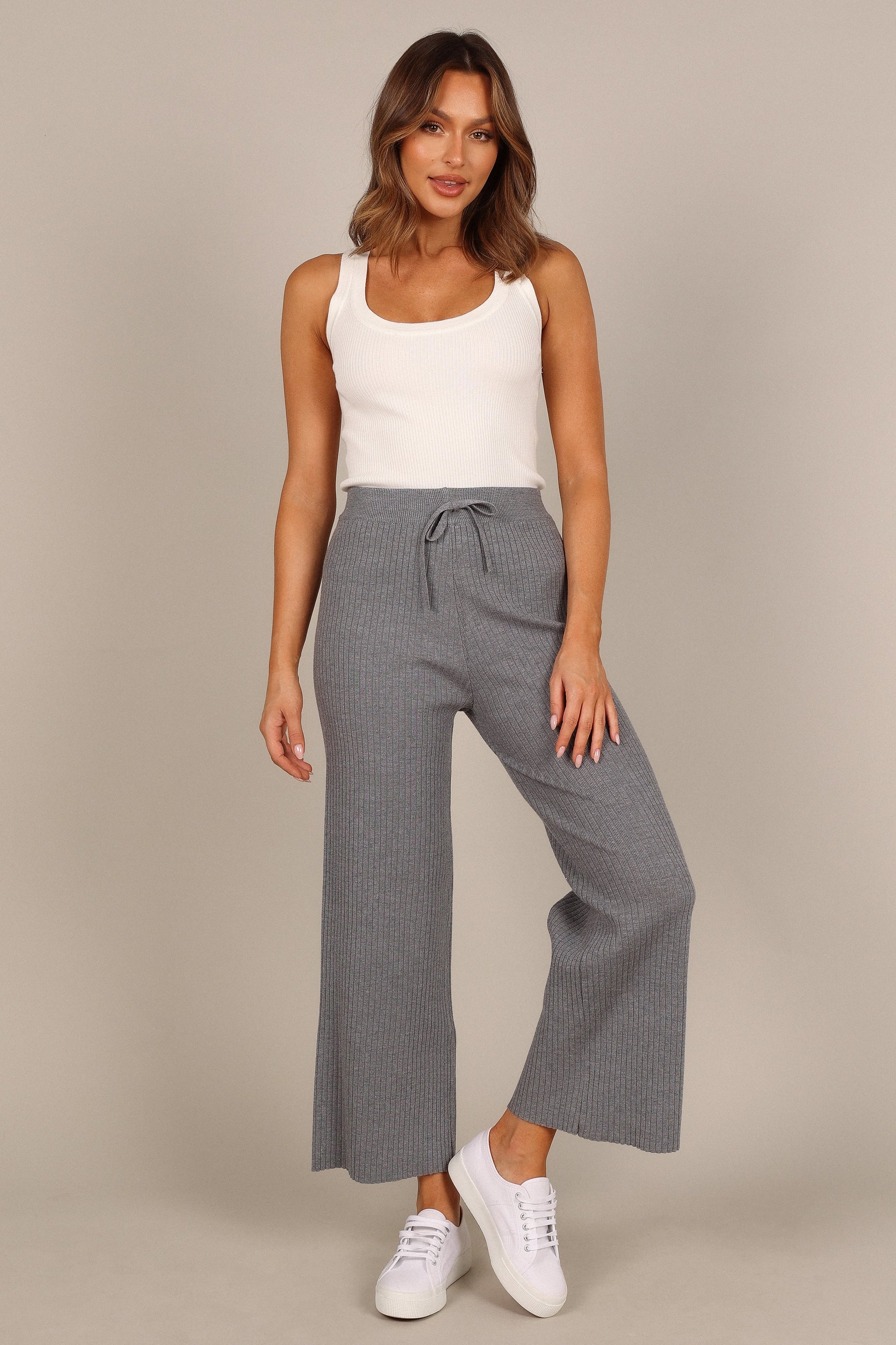 Pyrus Knit Pant - Dark Grey | Petal & Pup