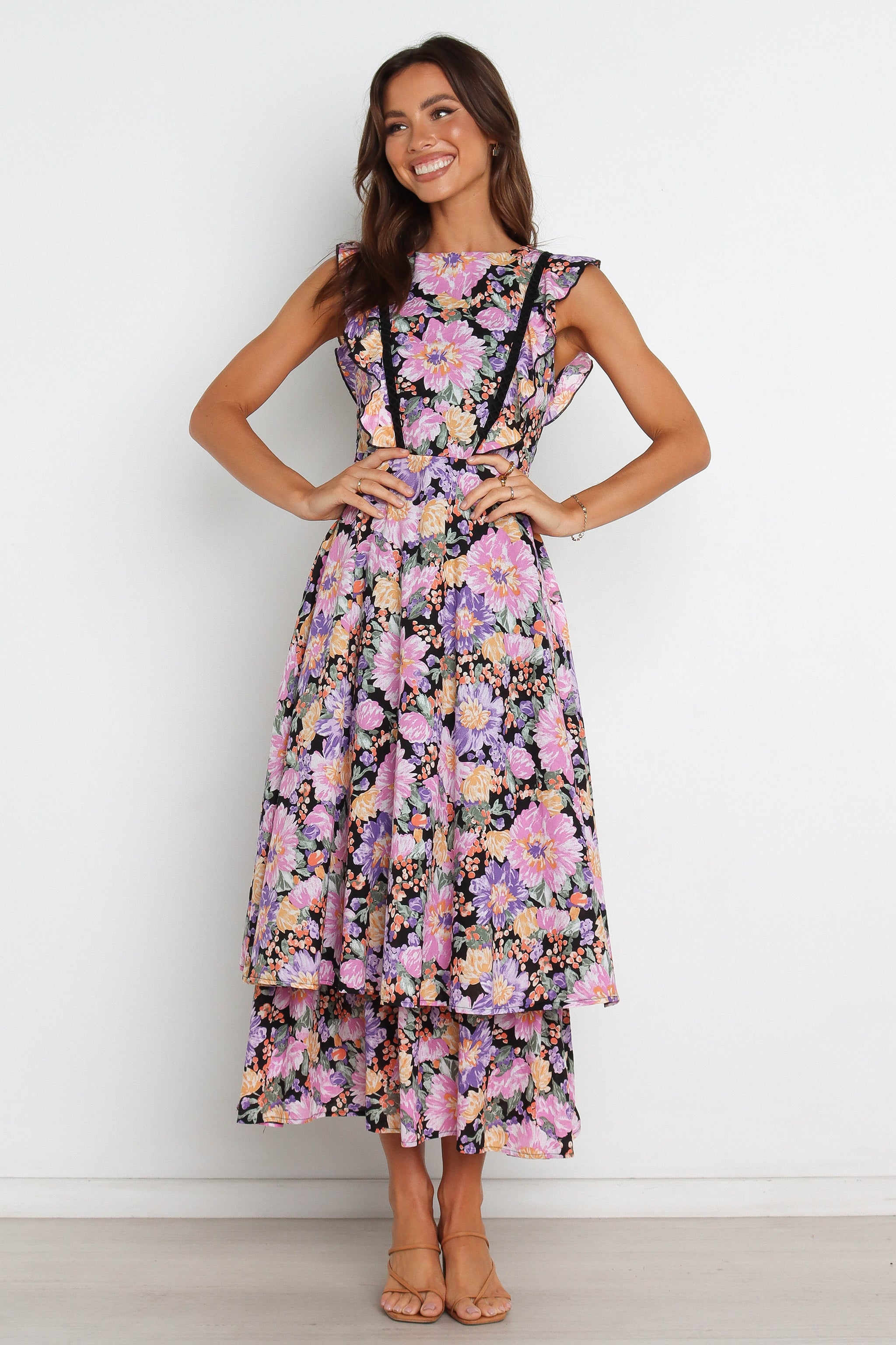 Delvita Dress - Black | Petal & Pup
